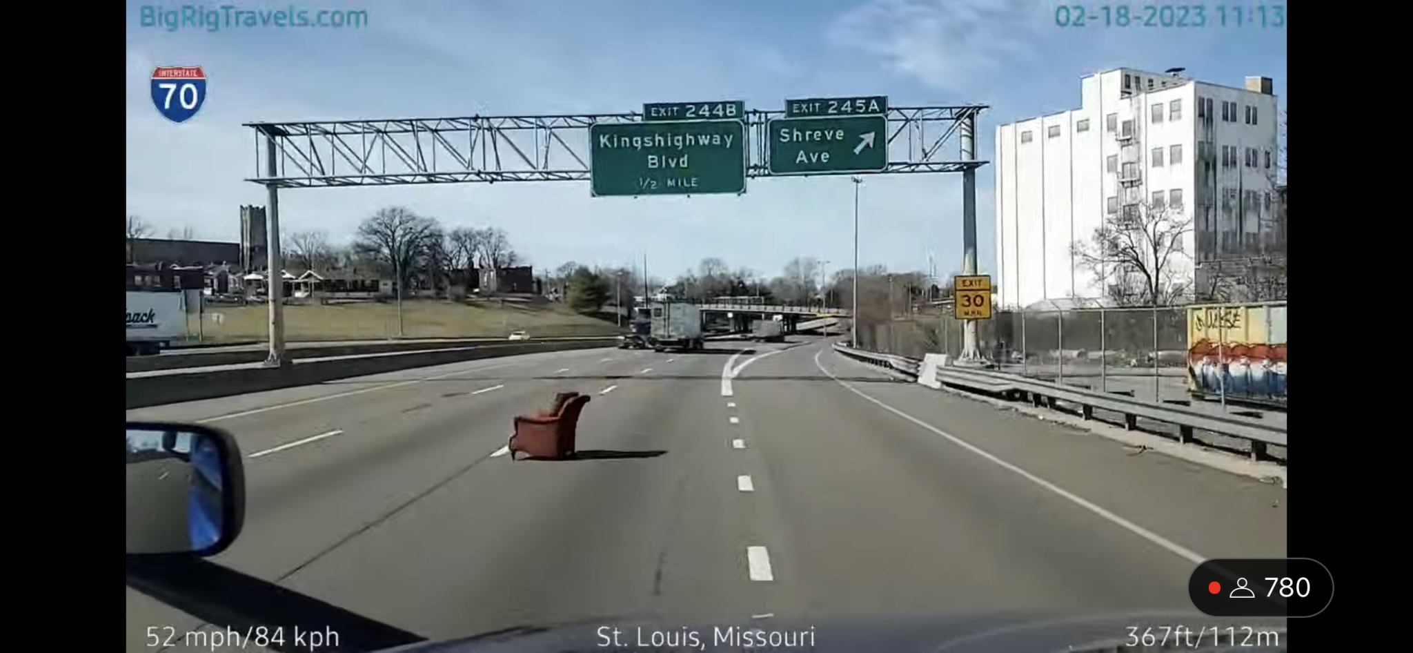 BRT Live rolling through StLouis Mo 2/18/2023 – BigRigTravels