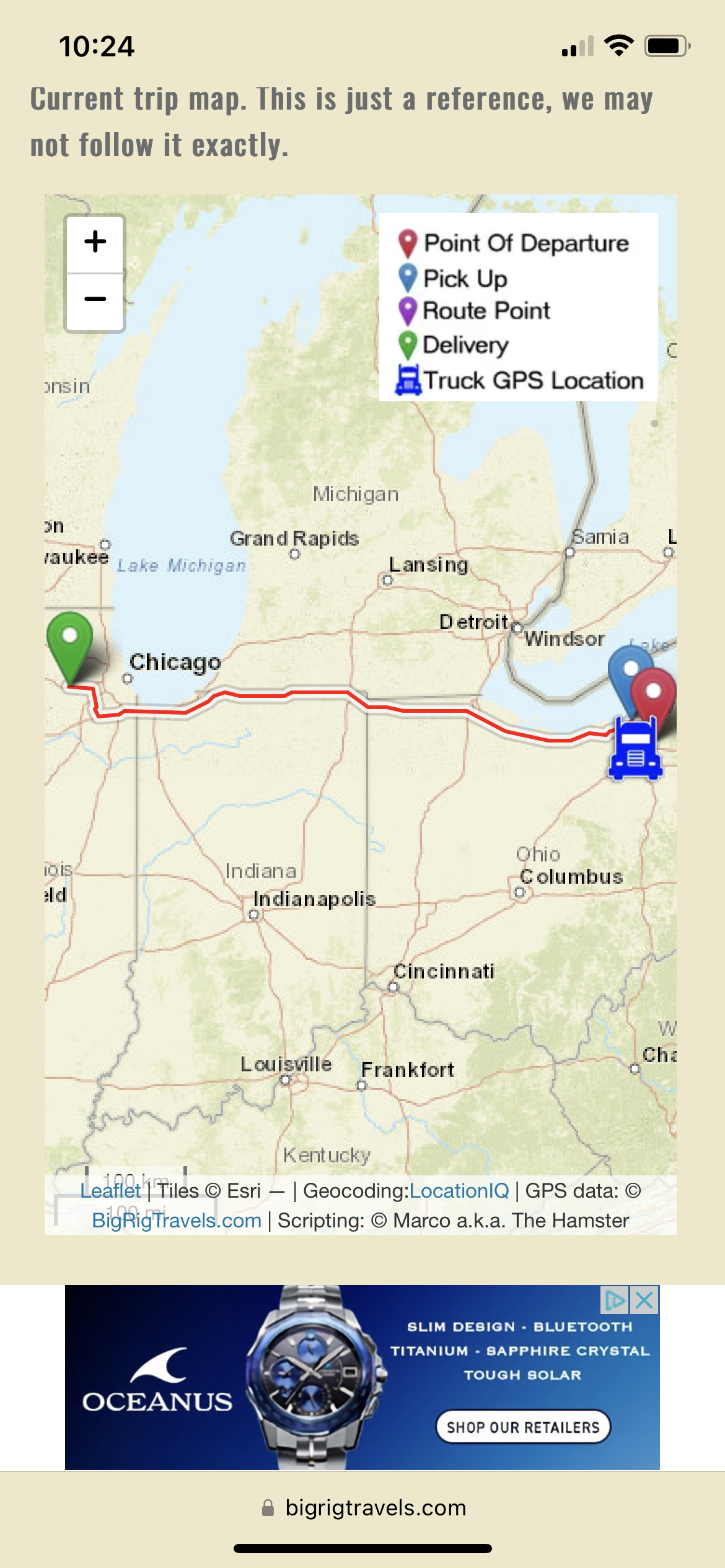 Daily Summary for 5/12/2023 – BigRigTravels