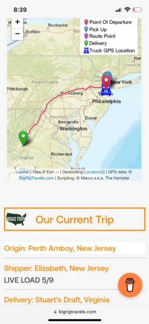 Daily Summary for 5/10/2024 – BigRigTravels