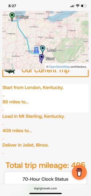 Daily Summary for 11/20/2024 – BigRigTravels